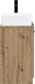 Sada koupelnového nábytku Dub artisan Kompozitní dřevo 3404231
