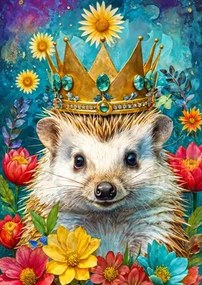 ENJOY Puzzle Korunovaný ježek / 1000 dílků / od 14 let