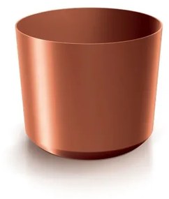 PROSPERPLAST Květináč - TUBO Průměr: 10,8 cm, Barva: měděná