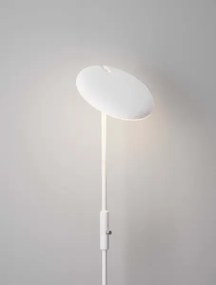 LED stmívatelná bílá stojací lampa Notos