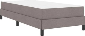Postel s boxspringem Taupe 100 x 200 cm textil 3398469