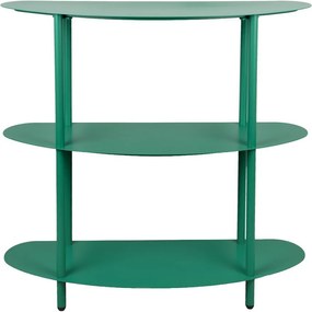 Zelený kovový regál 90x82x28 cm Cool Retro – Leitmotiv