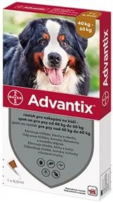 Elanco (ex-BAYER Animal Health) Advantix Spot On 1x6ml pro psy 40-60kg (1pipeta)