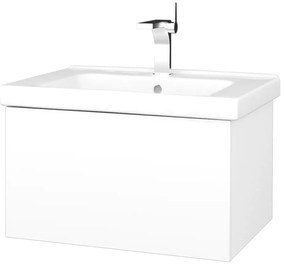 Dřevojas Koupelnová skříň VARIANTE SZZ 65 (umyvadlo Harmonia) Varianta: M01 Bílá mat / M01 Bílá mat