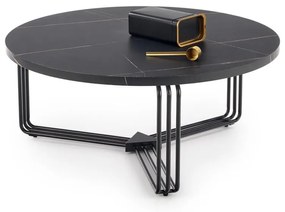 Konferenční stolek ANTICA 80 cm černý