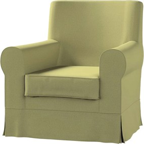 Potah na křeslo IKEA Ektorp Jennylund barva zelená látka lesklé, sametová