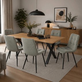 Autronic Jídelní židle CT-G2048 Barva potahu: Oranžová