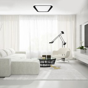 Stropní LED svítidlo Quadro, 1x LED 66w, 3000-6000k, b, s ovladačem
