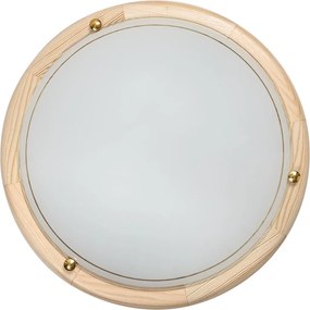 Rabalux UFON stropní dřevěné svítidlo 60W/E27/IP20 - světlé dřevo