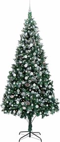 Umělý vánoční stromeček Zelená 240 cm PVC, ocel a plast 3396285