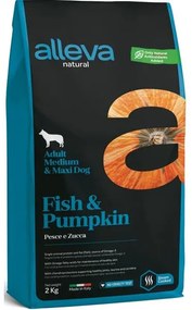 ALLEVA NATURAL Dog Dry Adult Fish&Pumpkin Medium/Maxi Varianta: 2kg