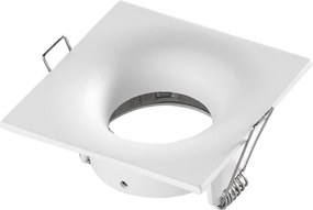 FAN INC-REIKON-Q1-BCO Vestavné svítidlo Reikon (čtvercové, bílý hliník) IP65, 85 x 85 x 40 mm - FANEUROPE
