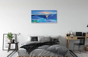 Obrazy na plátně mraky strom 125x50 cm