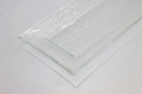 BDK-GLASS Servírovací tác MAXIM 33x12cm Barva: Extra čiré sklo