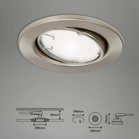 Brilo - SADA 3x LED RGBW Stmívatelné koupelnové svítidlo GU10/4,9W/230V Tuya+ DO