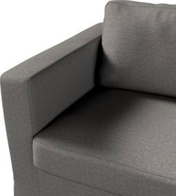 Potah na pohovku IKEA  Karlstad 3-místná, nerozkládací, dlouhý barva šedá látka pletený vzor