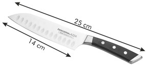 Nůž japonský AZZA SANTOKU 14 cm