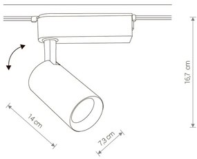 Svítidlo Nowodvorski PROFILE IRIS LED 30W 9011