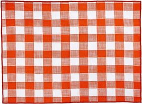 MEDLEY Prostírání látkové kostka 47 x 35 cm - oranžová