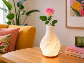 Verk Group Led stolní lampa vaza 2 v 1, dekorativní, s nastavitelnou jasností, 3 barvy, vnitřní osvětlení