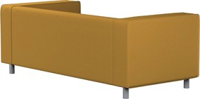 Potah na pohovku IKEA  Klippan 2-místná barva žlutá látka pletený vzor