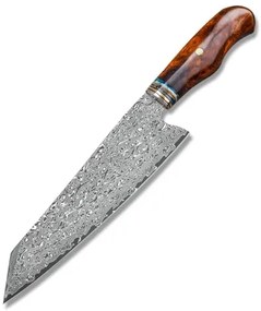 KnifeBoss damaškový nůž Chef 8" (203 mm) Iron Wood VG-10