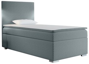 Čalouněná postel boxspring ICON + topper, 100x200, sawana pik honey 72, pravá