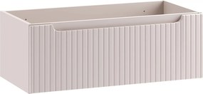 Závěsná skříňka Nova Cashmere Sky se zápustným umyvadlem 80 cm kašmírová