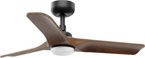 FARO 33806-1TW HEYWOOD S LED stropní ventilátor, bílá/světlé dřevo DC - FARO