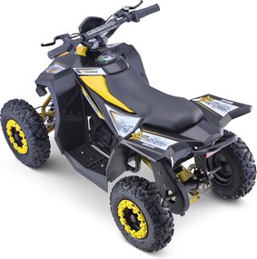 Ramiz Čtyřkolka na baterie E-STAR žlutá 35 km/h + motor 1000W + nafukovací kola + nastavení sedadla