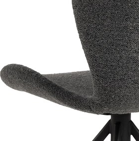 ACTONA Set dvou jídelních židlí BATILDA antracitový