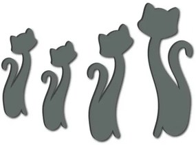 3D nálepky a samolepky, zrcadlové, barevné, dekorační nálepky, OX013-Wall sticker HEU-