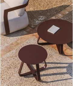 Kovový kulatý zahradní stolek ø 48 cm Tamaris – Kave Home