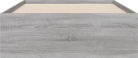 Rám postele se zásuvkami šedý sonoma 75x190 cm kompozitní dřevo 3207334