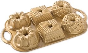 Nordic Ware Forma na 6 mini bábovek zlatá 1,4 l 91277