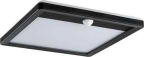 P 94665 LED venkovní panel Lamina vč. pohybové čidlo IP44 hranaté 250x250mm 3000K 14,5W 230V černá umělá hmota - PAULMANN
