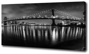Wallmuralia Foto obraz canvas Manhattan noc 100x50