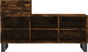 vidaXL Botník 102x36x60 cm kompozitní dřevo [831377] Barva: šedá sonoma