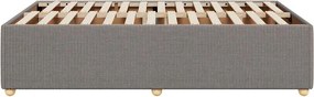 Rám postele bez matrace taupe 120 x 200 cm textil 3284932