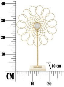Dekorativní soška ze železa ve zlaté barvě Mauro Ferretti Ring