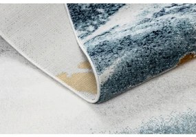 Dywany Luszczow Kusový koberec EMERALD EXCLUSIVE 1023 abstrakce modrý / zlato Rozměr koberce: 80 x 150 cm