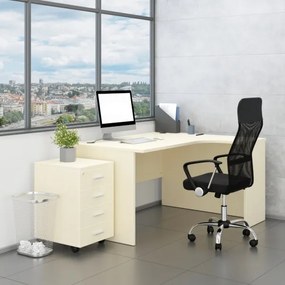 Sestava kancelářského nábytku SimpleOffice 2, 140 cm, pravá