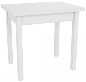 Malý jídelní stůl Odise 60 x 80 cm Alaska bílá