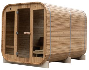 M-SPA - Zahradní sauna čtvercová 300 cm X Ø 210 cm