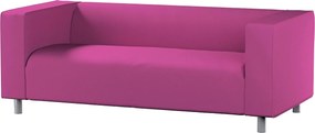 Potah na pohovku IKEA  Klippan 2-místná barva růžová látka pletený vzor
