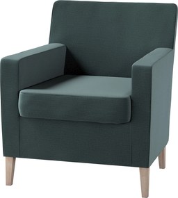 Potah na křeslo IKEA Karlstad barva zelená látka sametová
