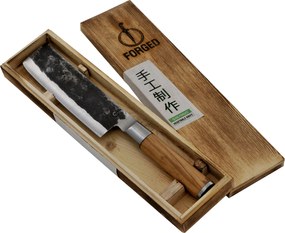 Ručně vyráběné nože z oceli Forged | Sun System Japonský nůž na zeleninu Olive
