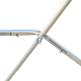 Fóliový skleník Outsunny Skleník 350x300x200 cm se sedlovou střechou ideální pro rajčata a rostliny
