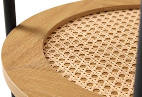 Designový odkládací stolek Lakshmana 50 cm přírodní dub