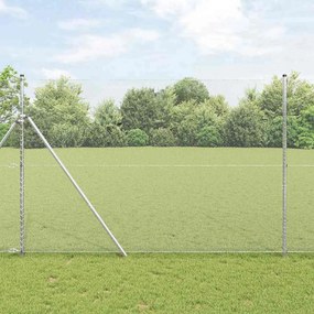 Hexagonální kotvení plotu 25 x 1,5 m Pozinkovaná ocel Stříbrná 3352966